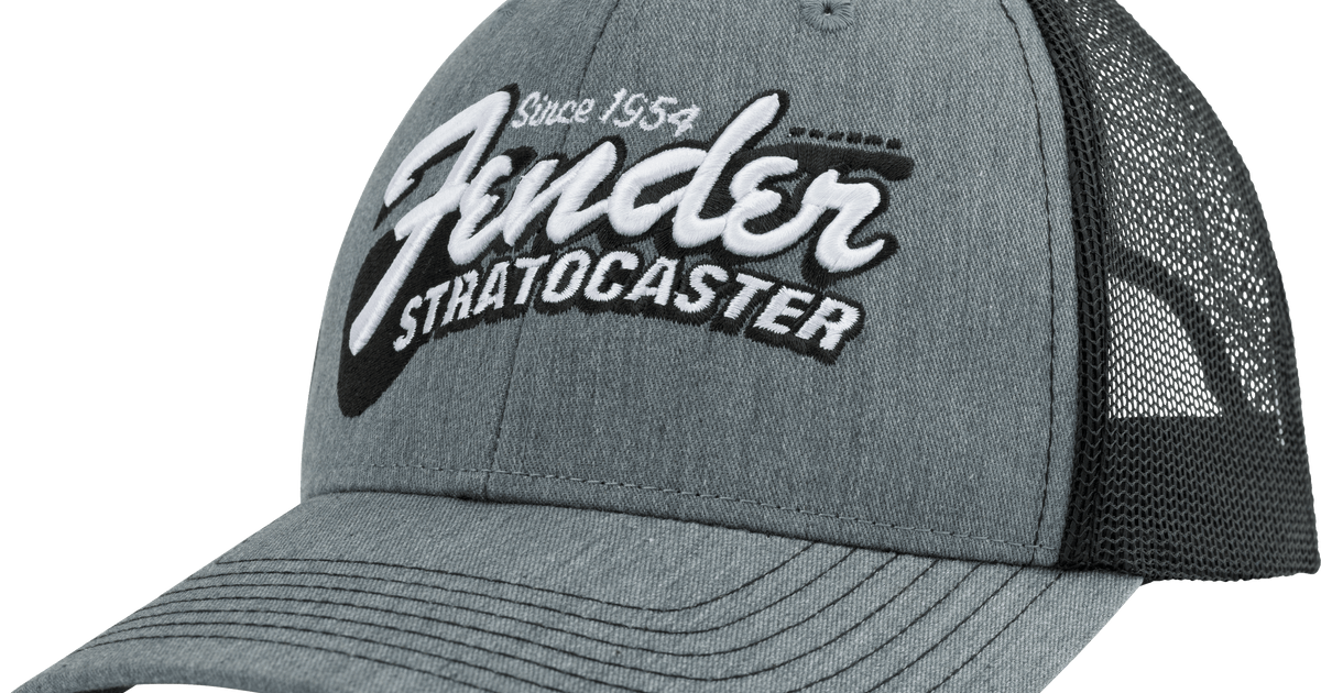 Fender® Stratocaster™ Guitar Hat, Heather Gray
